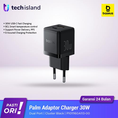 Promo Baseus Palm Charger 20W 30W USB-C+USB PD Fast Charging PPS SFC QC ...