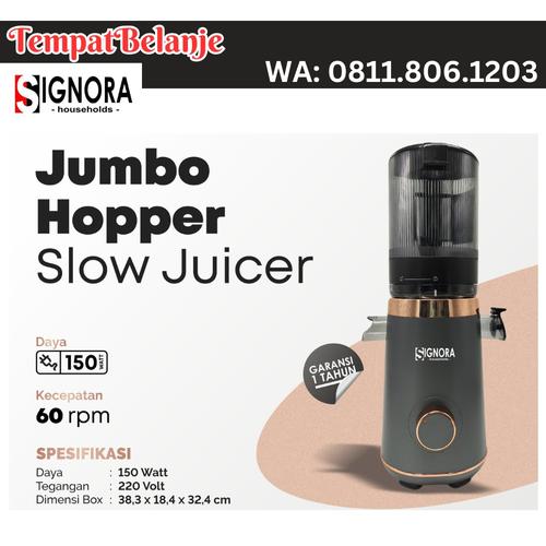 Jual Signora Jumbo Hopper Slow Juicer Big Mouth - Kota Tangerang ...