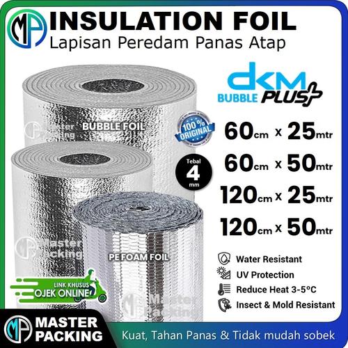 Jual Peredam Panas Atap 60cm x 25m - 2 Sisi Tebal 4mm / Insulation ...