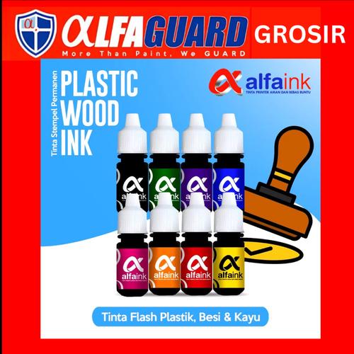 Jual TINTA PERMANENT UNTUK STEMPEL FLASH | MEDIA PLASTIK KAYU BESI ...