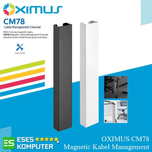 Jual Magnetic Kabel Management Oximus CM78 Hitam Putih - Hitam - Kota ...