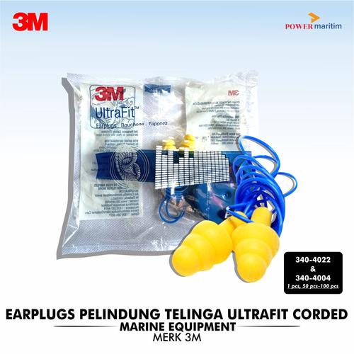Jual Ear Plug Pelindung Telinga Safety Merk 3M Ultrafit Casing Corded ...