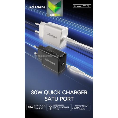 Jual VIVAN Power C30C USB-C to USB-C / Power C30L USB-C to Lightning ...