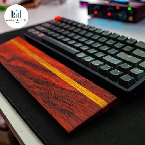 Jual wrist rest keyboard kayu jati tatakan tangan computer ukuran ...