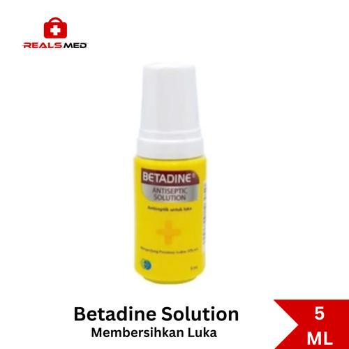 Jual Betadine Sol Antiseptik untuk Luka atau Infeksi Kulit (5 ml ...