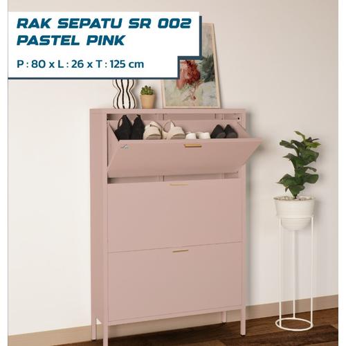 Promo Lemari Sepatu Besi Olympic/ Rak Sepatu Plat Besi/ Rak Sepatu Cabinet Full Besi- - SR002 ...