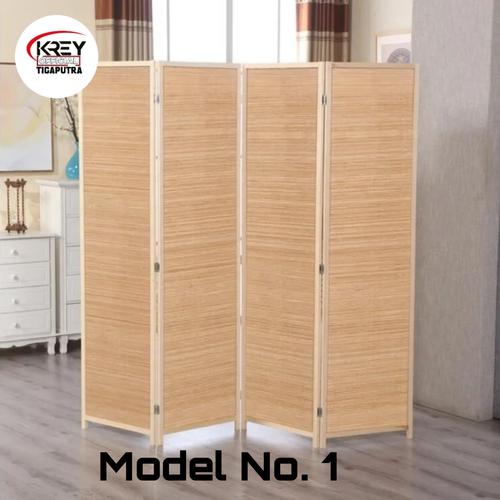 Jual Sketsel penyekat Ruangan Partisi Sekat ruangan anyaman bambu ...