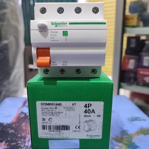 Jual DOMR01440 Domae -RCCB Schneider 4 pole 40A 30mA-AC baru dan original - Kota Bandung ...