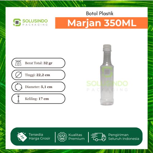 Jual Botol Plastik Marjan Kecil 350ml PET - Biru - Kota Bekasi ...