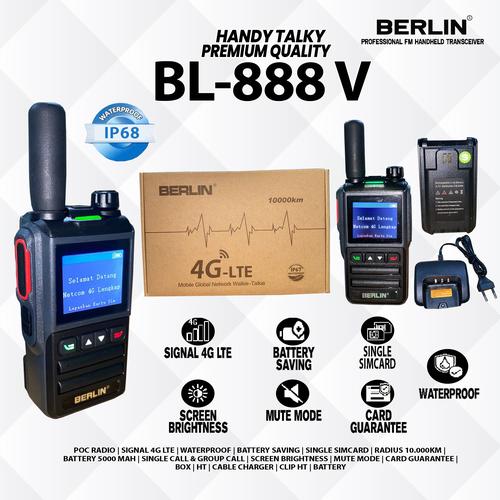 Jual HT POC 4G BERLIN BL-888 V sim card mobile network walkie talkie ...