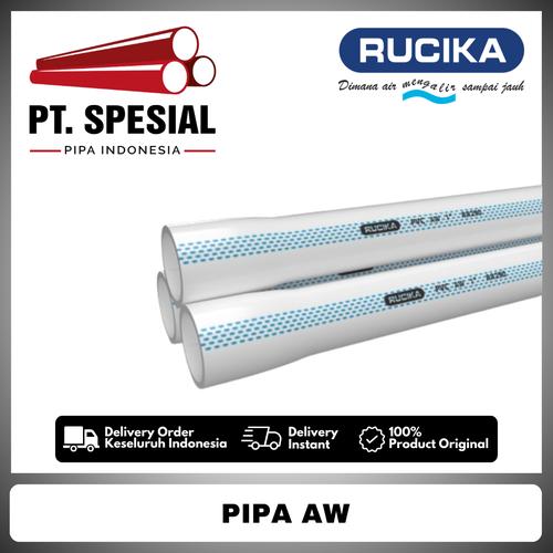 Jual Rucika pipa 1/2" - 12" / Pipa PVC Rucika Standar/ Pipa AW - 12 - 3 ...