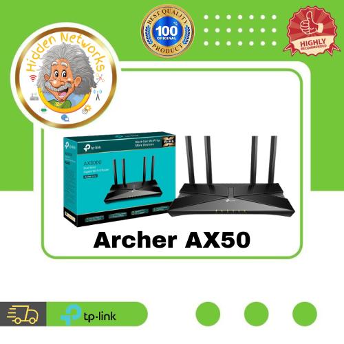 Jual TP-Link Archer AX50 AX3000 Dual Band Gigabit Wi-Fi 6 Router - AX50 ...