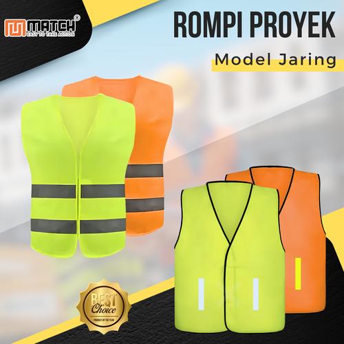 Promo Rompi Safety Proyek Jaring Scotlight Ukuran All Size | Rompi ...
