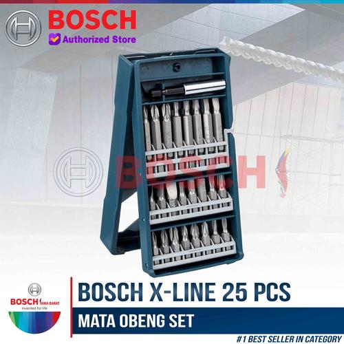 Promo Bosch Screwdriver Bits X-line Set 25 PCS Mata Obeng Set Mini 25PCS - Kota Bogor - Bosch ...