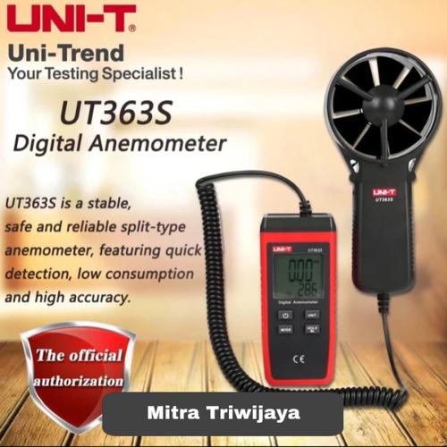 Jual UT363S Anemometer UNI-T Wind Speed Tester Flow Meter Unit Air ...