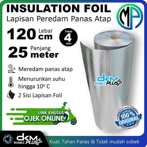 Jual Bubble Alumunium Foil 120cm x 50m / Insulation Metalizing Foil ...