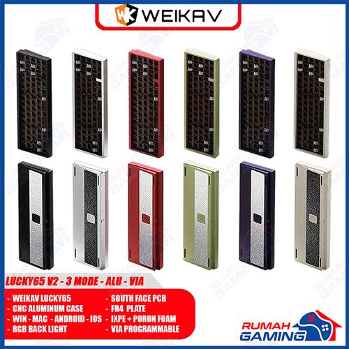 Promo Mechanicak Keyboard - WEIKAV LUCKY65 V2 - 65% - Aluminum - FR4 ...