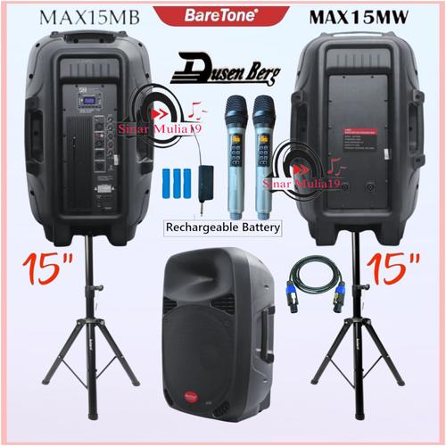 Jual Paket Sound System Karaoke Speaker 15 Inch BareTone [ Aktif ...