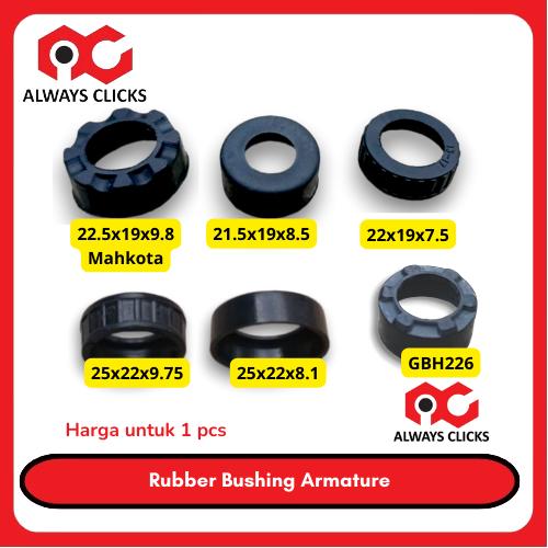 Jual Karet Tutup Bearing Armature Rubber Bushing Armature Mesin Bor ...