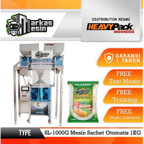 Jual Mesin Sachet Otomatis Snack Granule Butiran 1KG SL-1000G HEAVYPACK ...