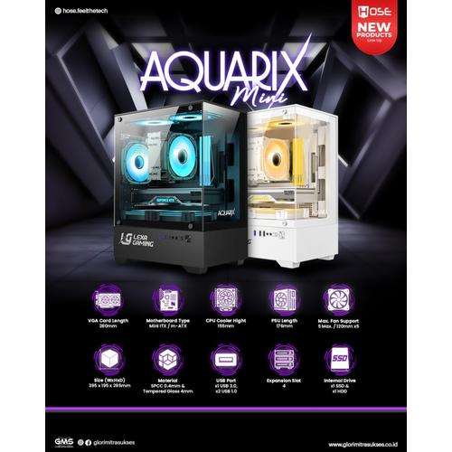Jual Casing PC Komputer Hose Lexa Gaming Aquarix Mini | Mini Tower ...