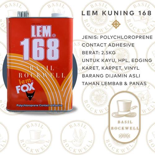 Jual Lem 168 Kuning 2.5kg Kaleng Perekat Polychloroprene Contact ...