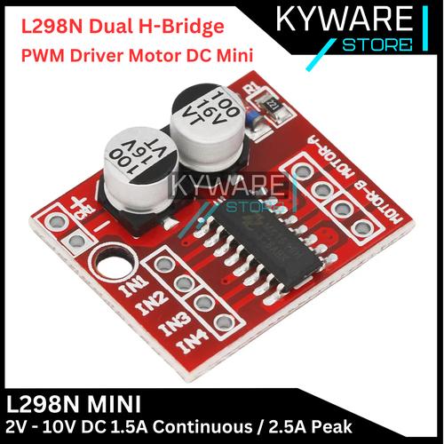 Jual L298N Mini 2 DC Motor Driver Module L298 Dual H Bridge - Kab ...