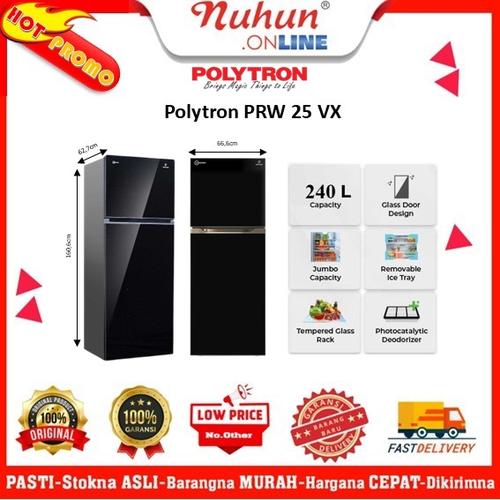 Jual POLYTRON KULKAS 2 PINTU PRW 25 VX / PRW 25-VX - Kab. Cianjur ...