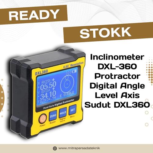 Jual Inclinometer DXL-360 Protractor Digital Angle Level Axis Sudut ...