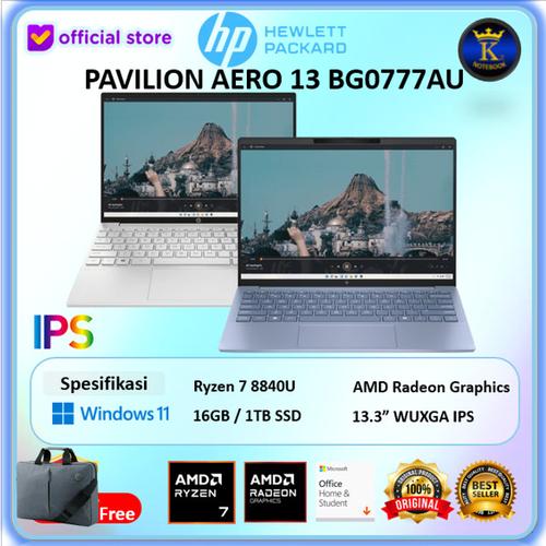 Promo Laptop Hp Pavilion Aero 13 BG0777AU Ryzen 7 8840U 16GB 1TB SSD ...