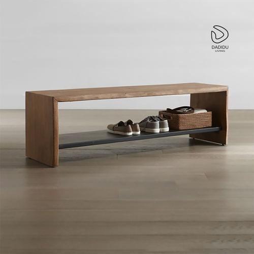 Jual bench sepatu kayu jati/kursi bench minimalis/kursi tempat sepatu ...