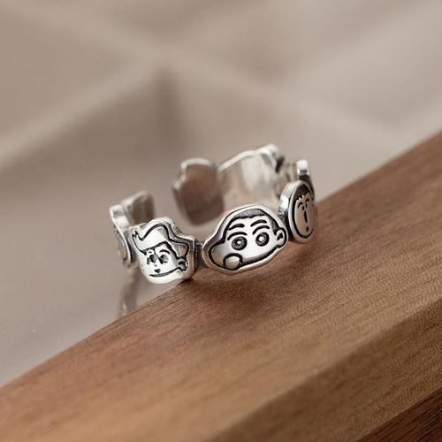 Jual Cincin Karakter Animasi / Emoticon Ring / Cincin Desain Emoji Animasi / Cincin Wanita Korea ...