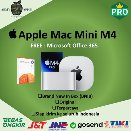 Jual Apple Mac Mini M4 | M4 Pro Chip Macmini 2024 512GB 256GB SSD 16-Core GPU RAM 24GB - M4 24/ ...