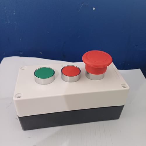 Jual Box Control 3 Lubang Komplit Push Button On Off dan Emerency stop ...