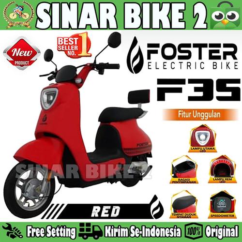 Jual Sepeda Listrik FOSTER F 35 F35 BY PACIFIC 500 Watt Electric E Bike - Blue - Kab. Tangerang ...