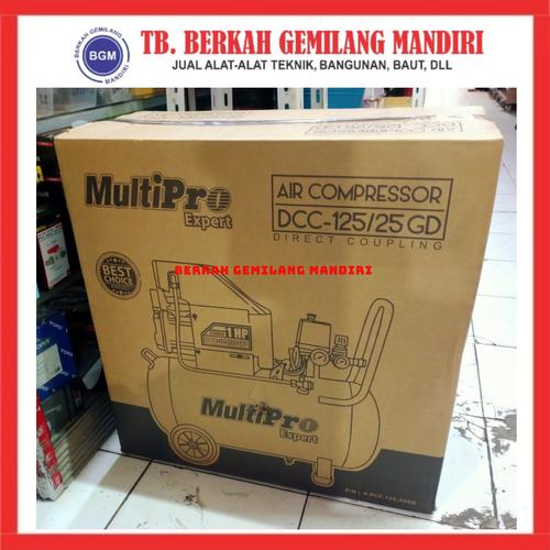 Jual MULTIPRO KOMPRESOR LISTRIK DCC-125/25 GD AIR KOMPRESOR 1 HP ...