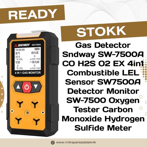 Jual Gas Detector Sndway SW-7500A CO H2S O2 EX 4in1 Combustible LEL Sensor SW7500A Detector ...