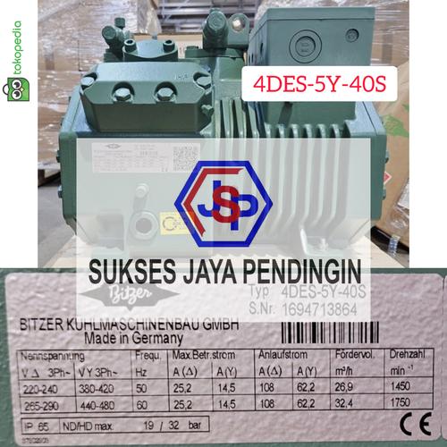 Jual Compressor Bitzer Germany 4DES-5Y-40S Original - Jakarta Barat ...