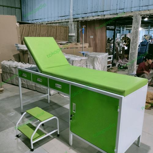 Jual bed periksa advance 3 laci 1 lemari / meja periksa pasien / bed ...