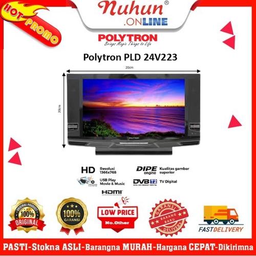 Jual Digital TV Semi Tabung Polytron PLD 24V223 (24inch) Garansi Resmi ...