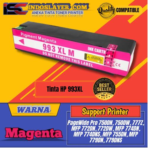 Jual Tinta Cartridge Compatible HP 993XL 993 XL Magenta Printer HP ...