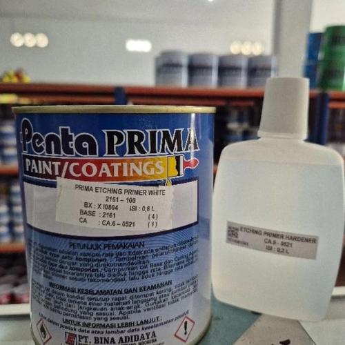 Jual Penta Prima Etching White // Putih 1 liter Set // Epoxy Galvanis ...