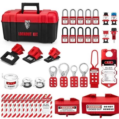 Jual Lock out Tag out Safety Padlock Lock out KIT 1 SET Mcb Padlock ...