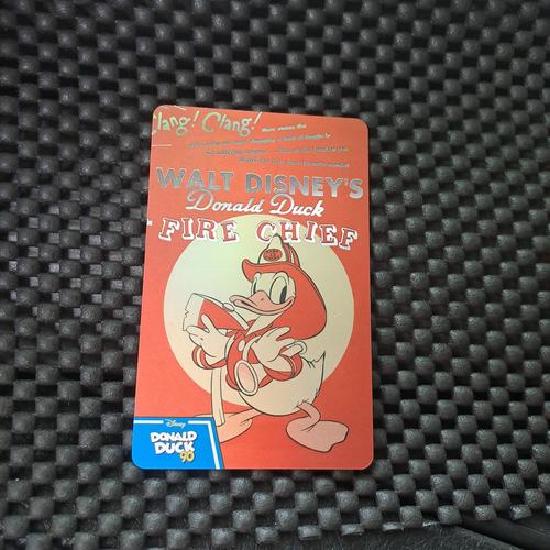 Jual kartu cpcm donald duck 90 foil card donald fire chief walt disney ...