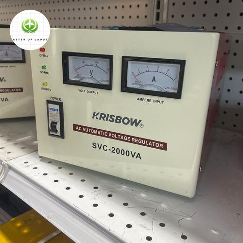 Promo Krisbow Pro Stabilizer Analog 2000 Va/Stavolt Tegangan Listrik ...