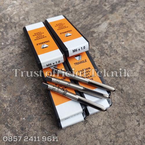 Jual Hand Tap TRIANGLE M6 x 1.0 Hand Taps Carbon Steel Cut Thread Taps ...