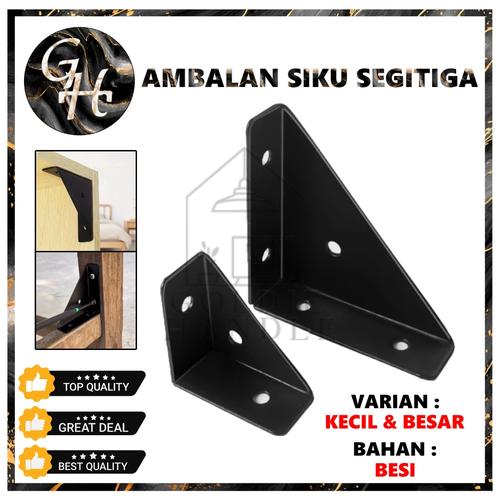 Promo Bracket Siku Segitiga Siku Konektor Segitiga Sudut Siku Bracket ...