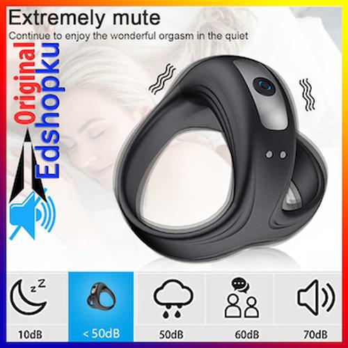 Promo Dick Ring Cincin Getar Kelamin Pria Tahan Lama Kuat Charge Cock Vibration - Ring B ...