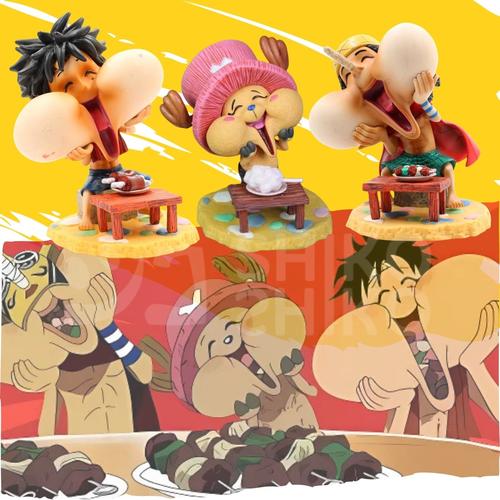 Promo FGClf Figure Chibi Monkey D Luffy Nangsi Lucu Babak Belur Ugly ...