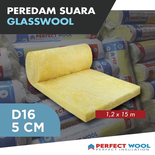Jual Glasswool / D16 5cm / 1,2 x 15 m / Peredam Suara Plafon Dinding ...